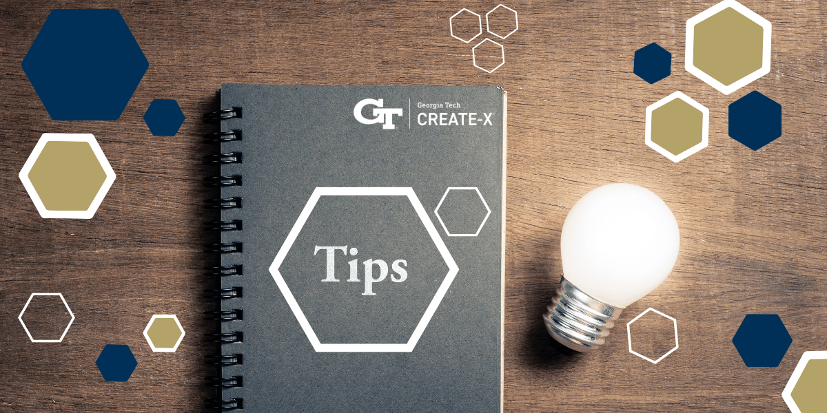 Six Tips to Begin Your Startup With CREATE-X | CREATE-X